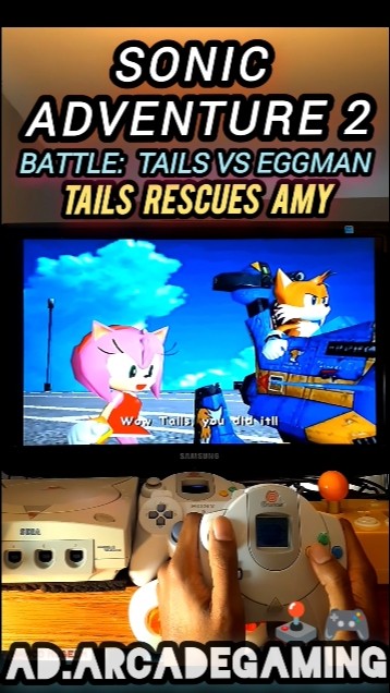 Sonic Adventure 2: Hero Boss Battle Tails vs Eggman - Tails Rescues Amy ...