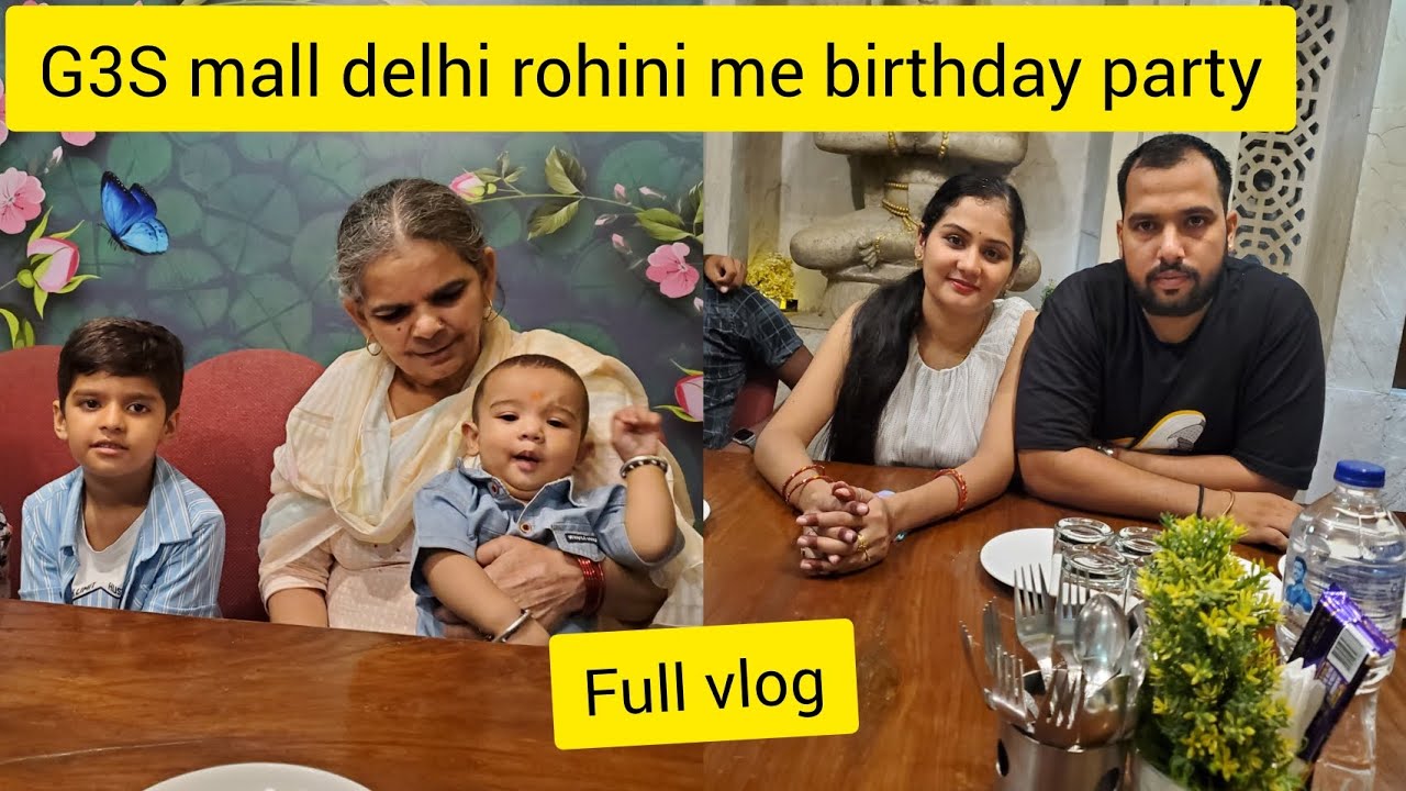 G3S mall delhi rohini me kiya birthday celebration full vlog, birthday ...