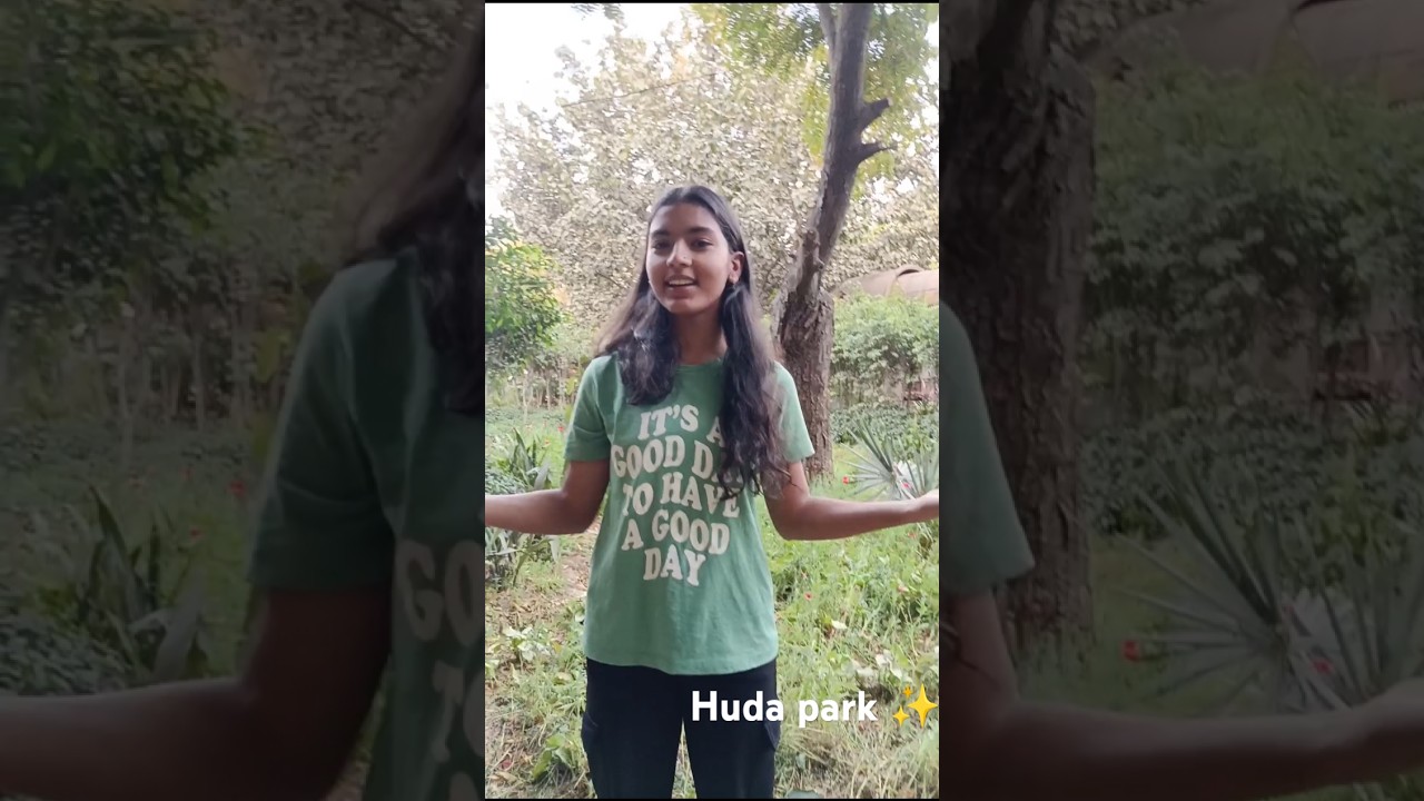 Huda park sec14 {waste to wonder} #park #tourism #trending - YouTube