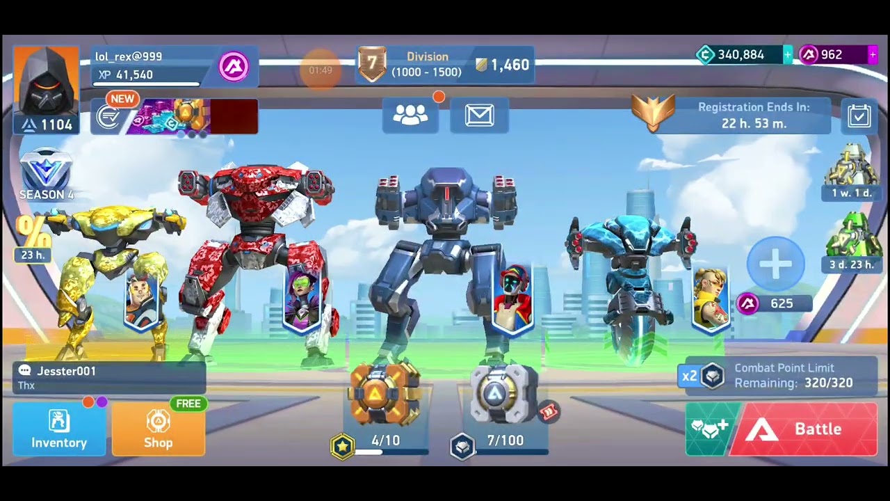 Part 1- Mech Arena Full Hangar change!!! || Killshot and Panther Rank ...