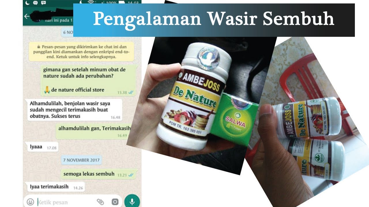 ( Testimoni Wasir ) Pengalaman Sembuh Total Penyakit Wasir Tanpa ...