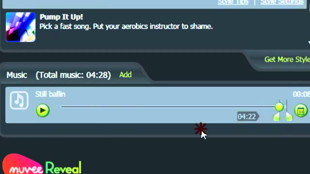 how to use muvee reveal8 tutorial from beginner - YouTube