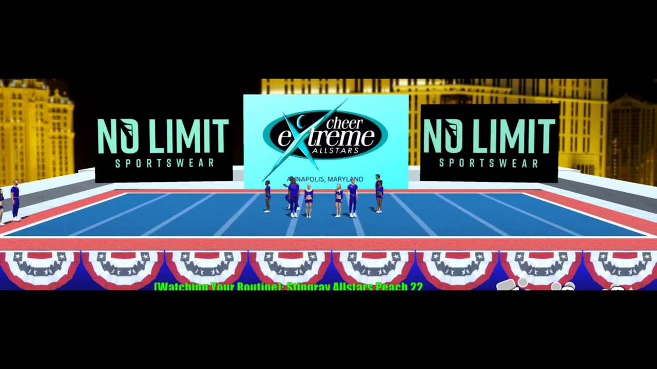 stingray Allstars Peach (Cheer Offical) - YouTube