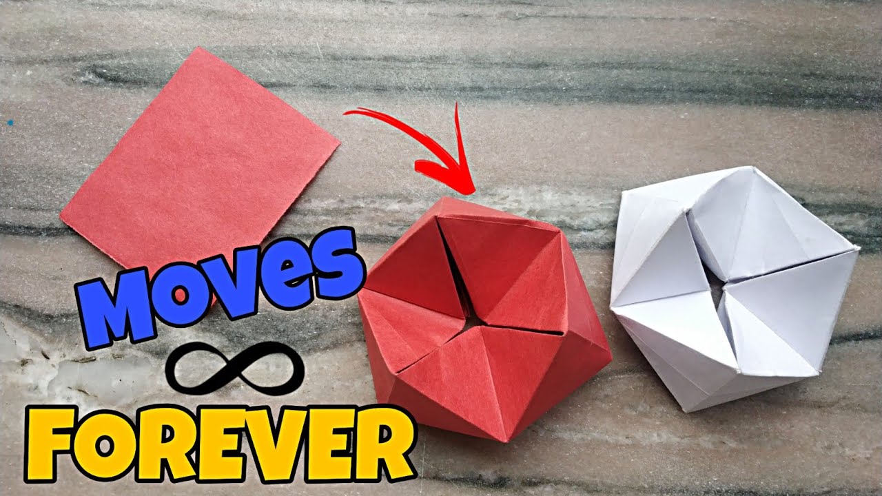 How to make a Paper MOVING FLEXAGON ! Fun & Easy Origami - YouTube