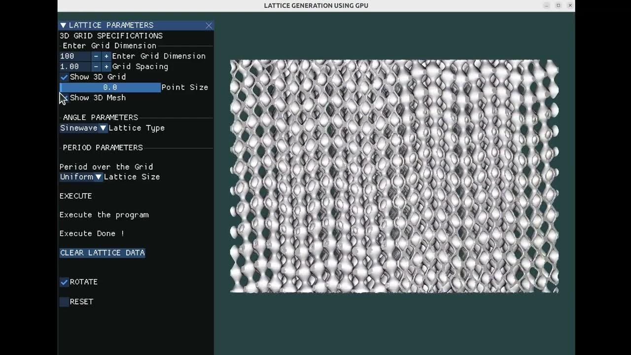 Lattice Structure - Adding Sine-wave of two different planes - YouTube