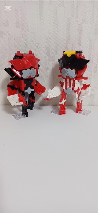 【スーパー戦隊50周年記念】42/49 LaQで快盗戦隊ルパンレンジャーVS警察戦隊パトレンジャーのルパンレッドとパトレン1号を作ってみた！ - YouTube