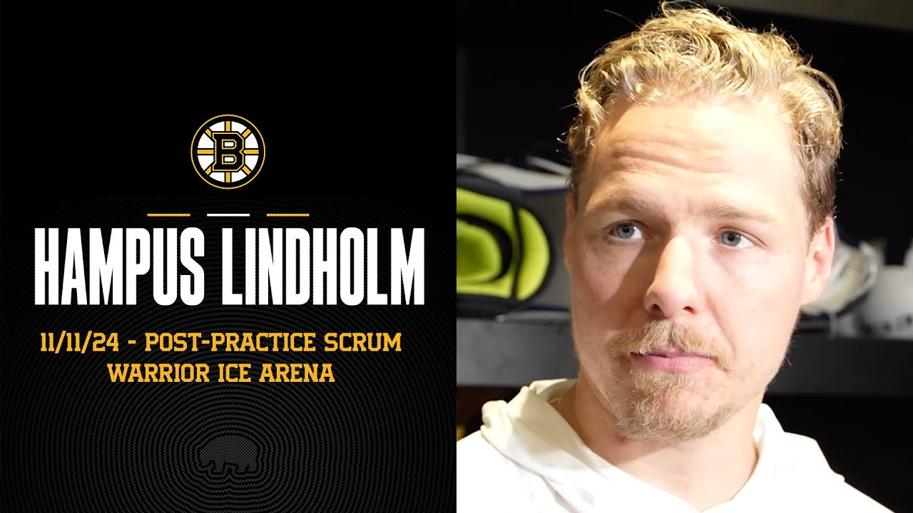 11/11/24 | Lindholm Speaks Following Monday's Practice - YouTube