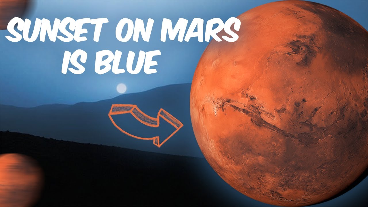 "Blue Sunsets on Mars: A Cosmic Wonder"| Facts Rix #facts #mindblown # ...