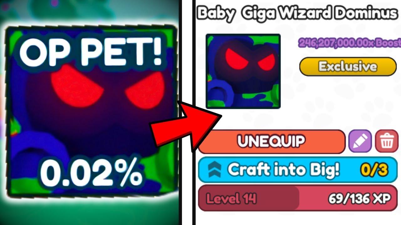 I GOT 2 Giga Wizard Dominus Pets From The Event In Arm Wrestle ...