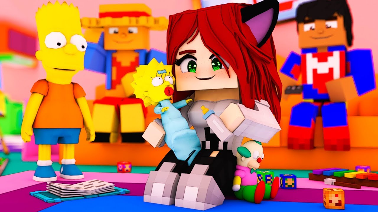 👉 SEL CUIDA DE MAGGIE SIMPSONS Y OCURRE UNA DESGRACIA EN MINECRAFT ...