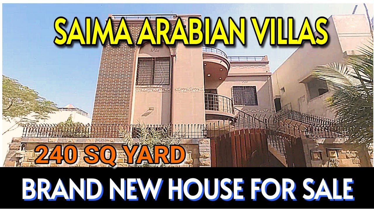 Brand New G+1 House for sale | Saima Arabian Villas | 240 SQ yards ...