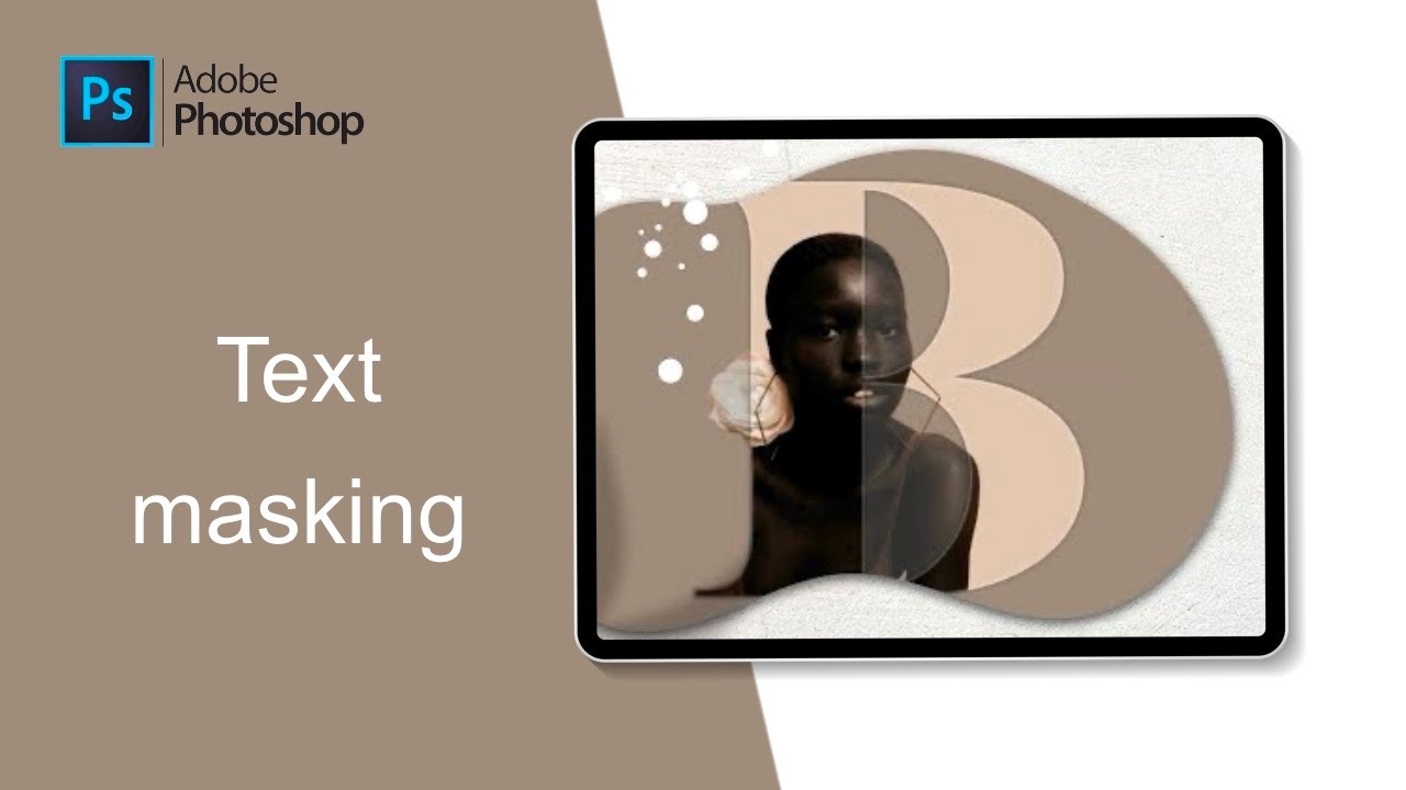 Text masking - YouTube