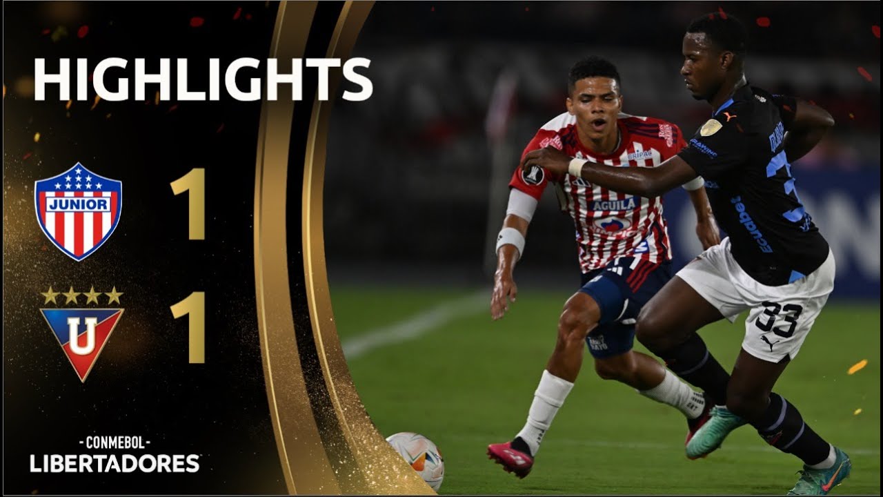 JUNIOR FC vs. LDU | HIGHLIGHTS | CONMEBOL LIBERTADORES 2024 - YouTube