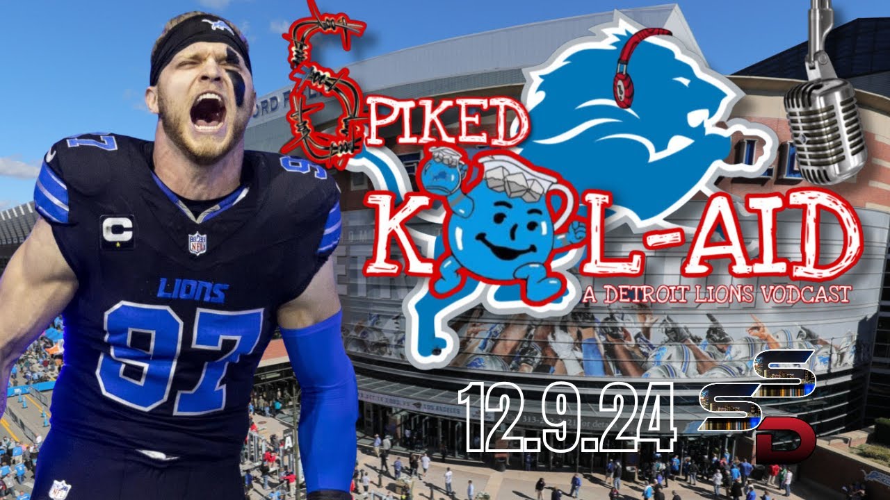 Detroit Lions Spiked Kool-Aid 12.9.24: Hutch To RETURN BY NFCCG? - YouTube