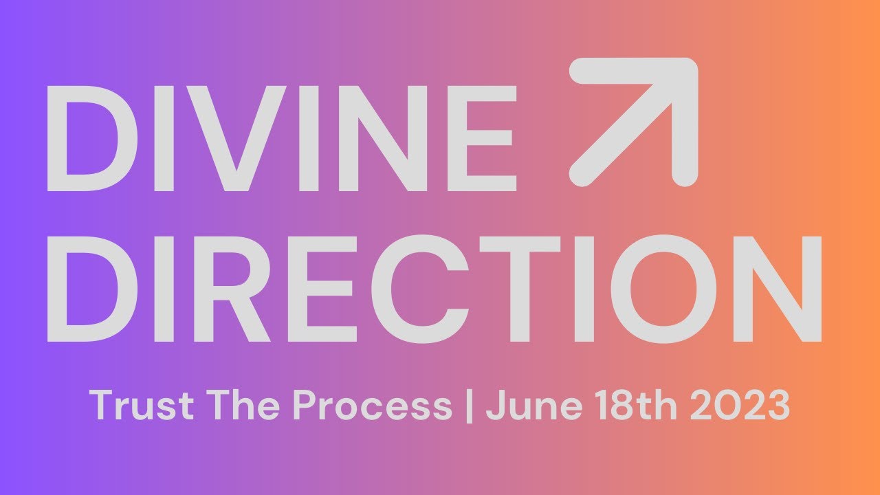 Trust The Process "Divine Direction"|June 18th, 2023|Pastor Kurt ...