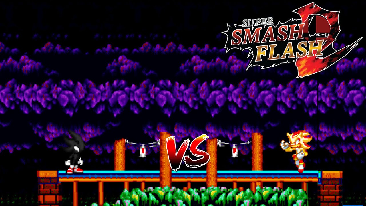 SSF2 Mods: Dark Sonic vs Super Shadow - YouTube