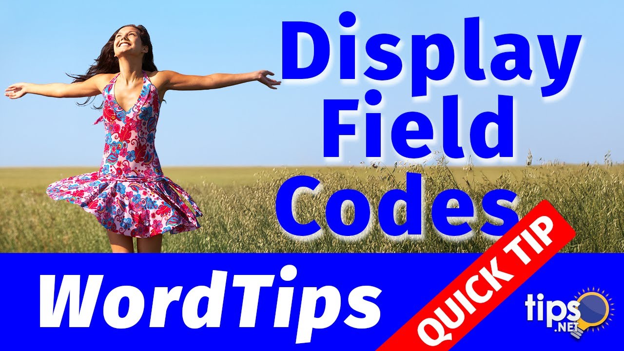 3 Quick Ways to Display Field Codes - YouTube