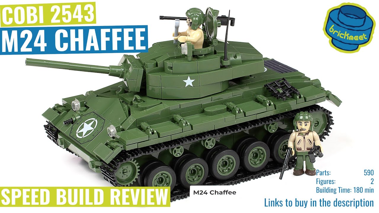 COBI 2543 M24 Chaffee - Speed Build Review - YouTube