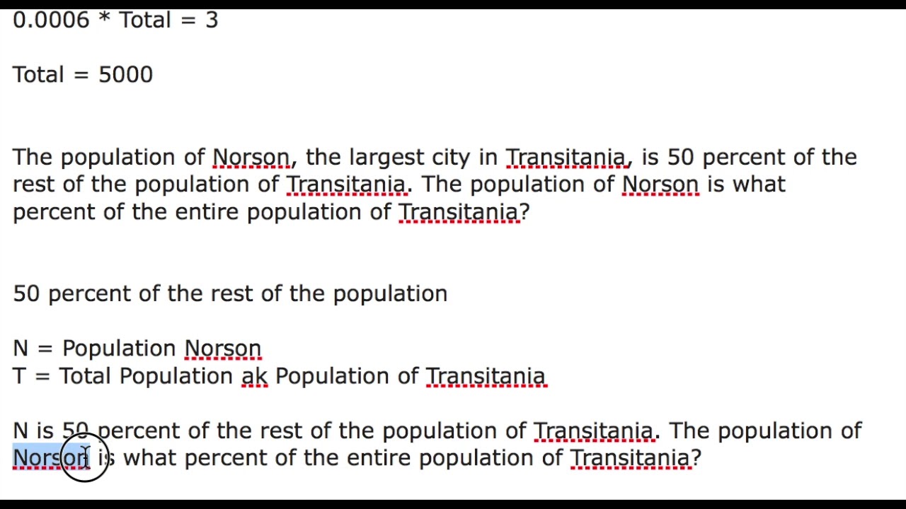 Exploring Percentages With Two SAT Math Problems (And Why I Did Better ...