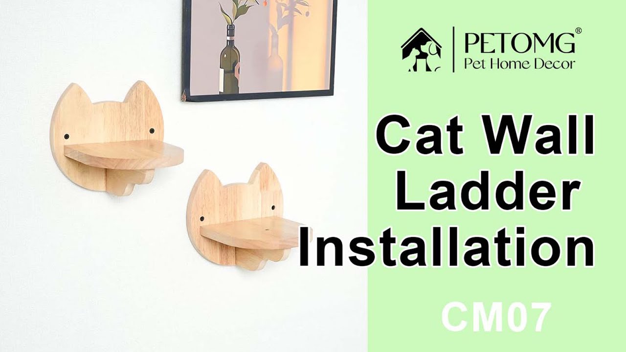 CM07 Installation Steps | Wooden Cat Steps | PETOMG - YouTube