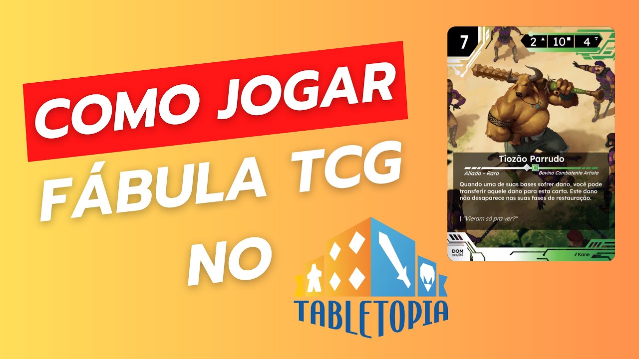 Como Jogar FÁBULA TCG – Gameplay Completa no Tabletopia (Tutorial Oficial) - YouTube