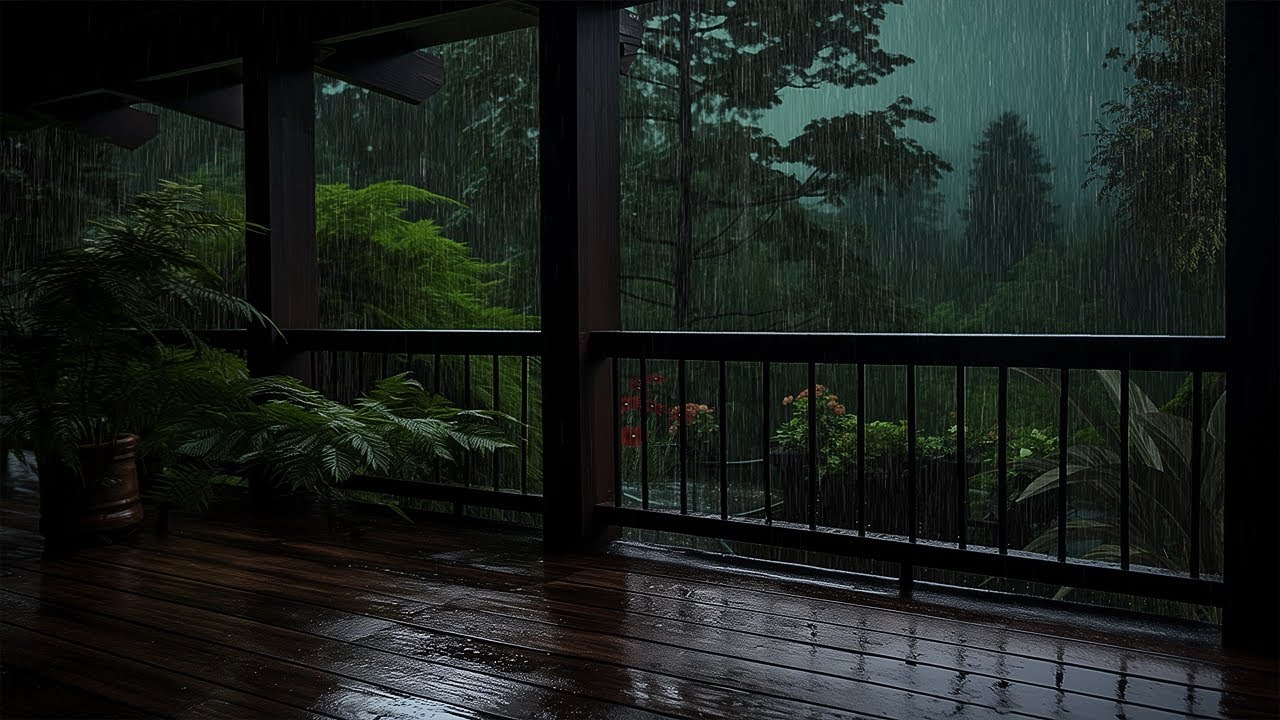 BEAST Rain Sounds For Sleeping - 99% Instantly Fall Asleep With Rain ...