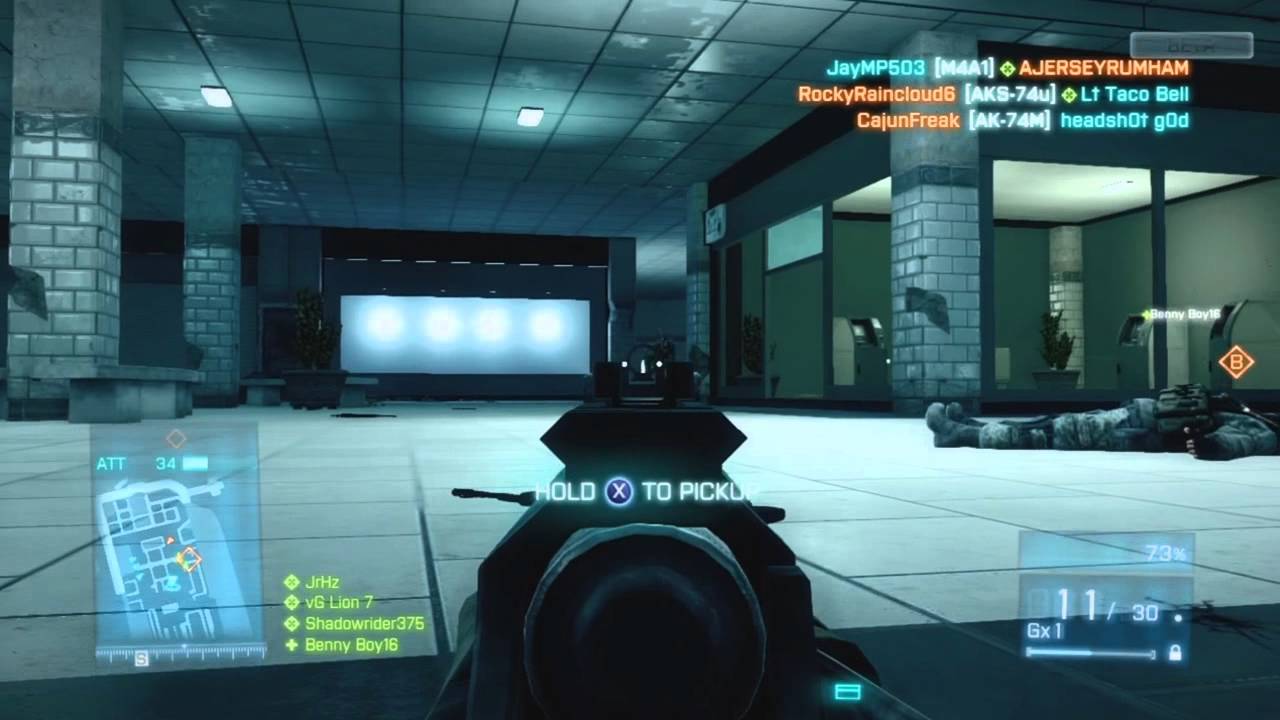 Battlefield 3 Open Beta: 4 Man Sniper Killfeed - YouTube