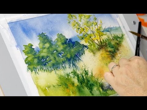 Watercolor Landscape by Steve Mitchell - YouTube