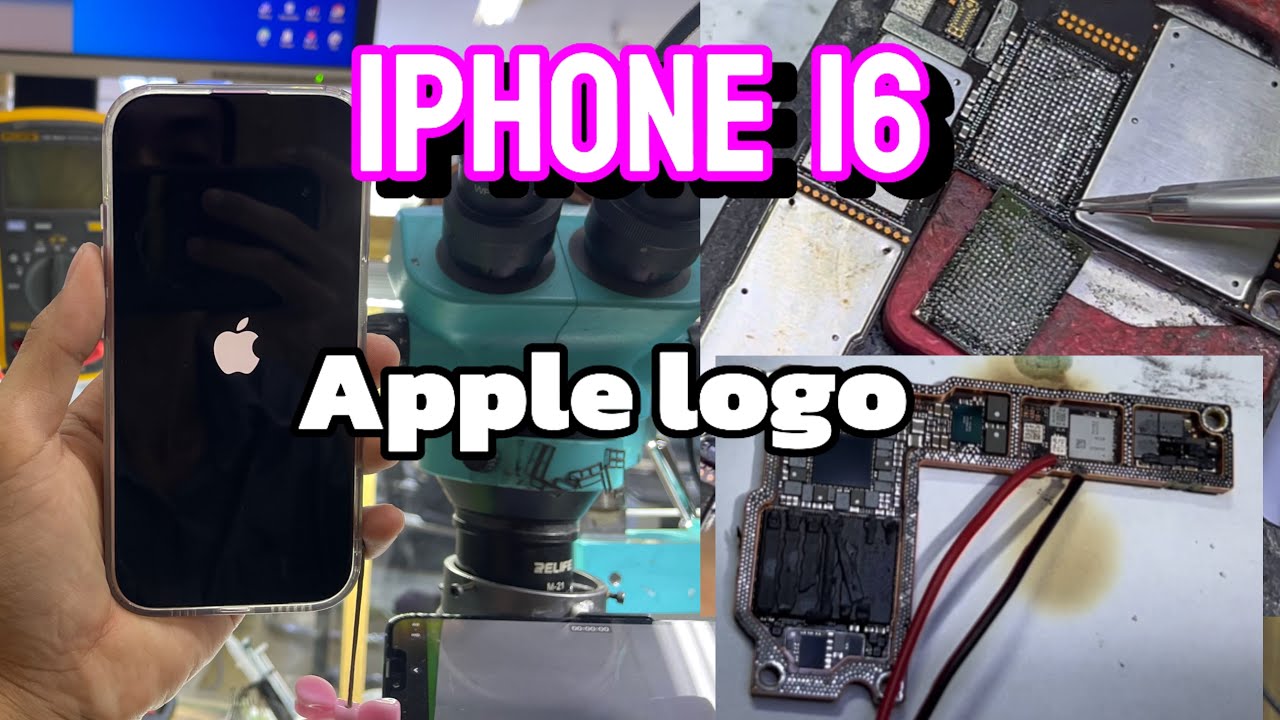 iphone 16 apple logo stuck ️⚠️ - YouTube
