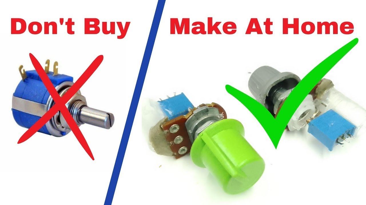 Make very Cheap High Precision Multi Turn Potentiometer at home # ...