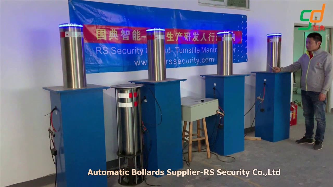 Manual Hydraulic Bollards,Automatic Bollards,Rising Bollard,Mechanism ...