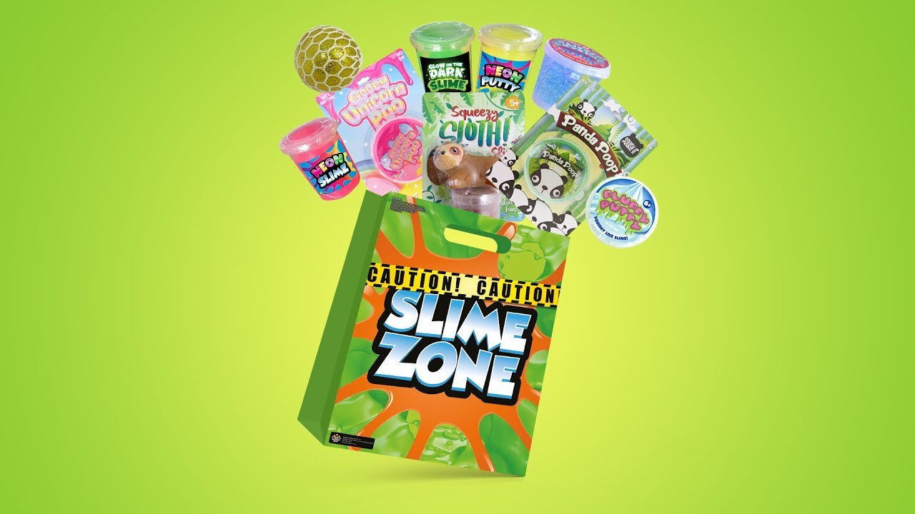 Opening The Slime Zone Showbag - YouTube