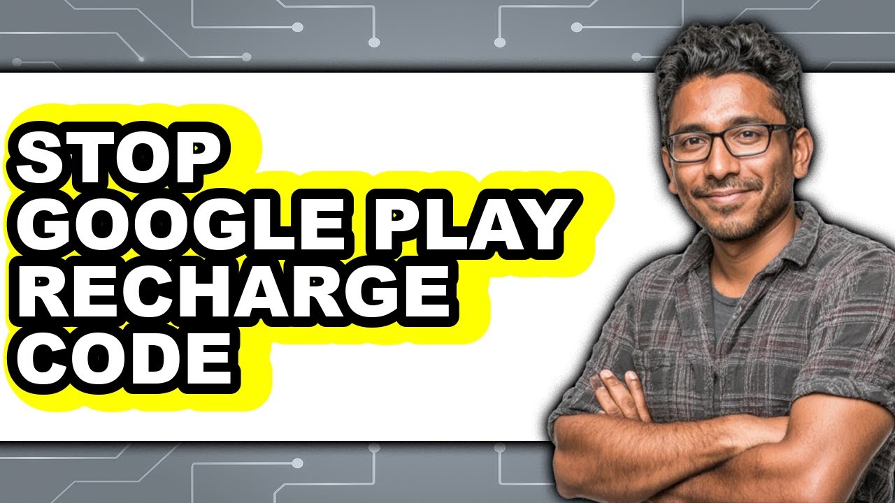 How to Stop Google Play Recharge Code - Step by Step - YouTube