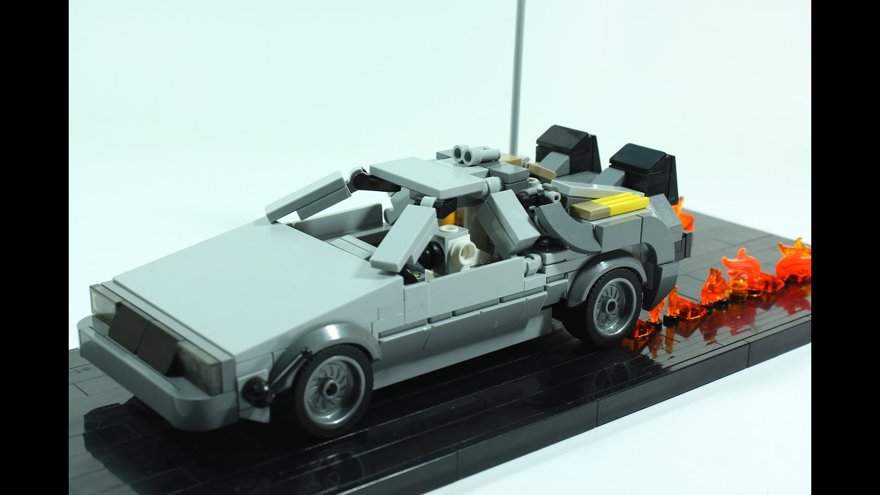 LEGO Delorean Scene (Back to the Future) - YouTube
