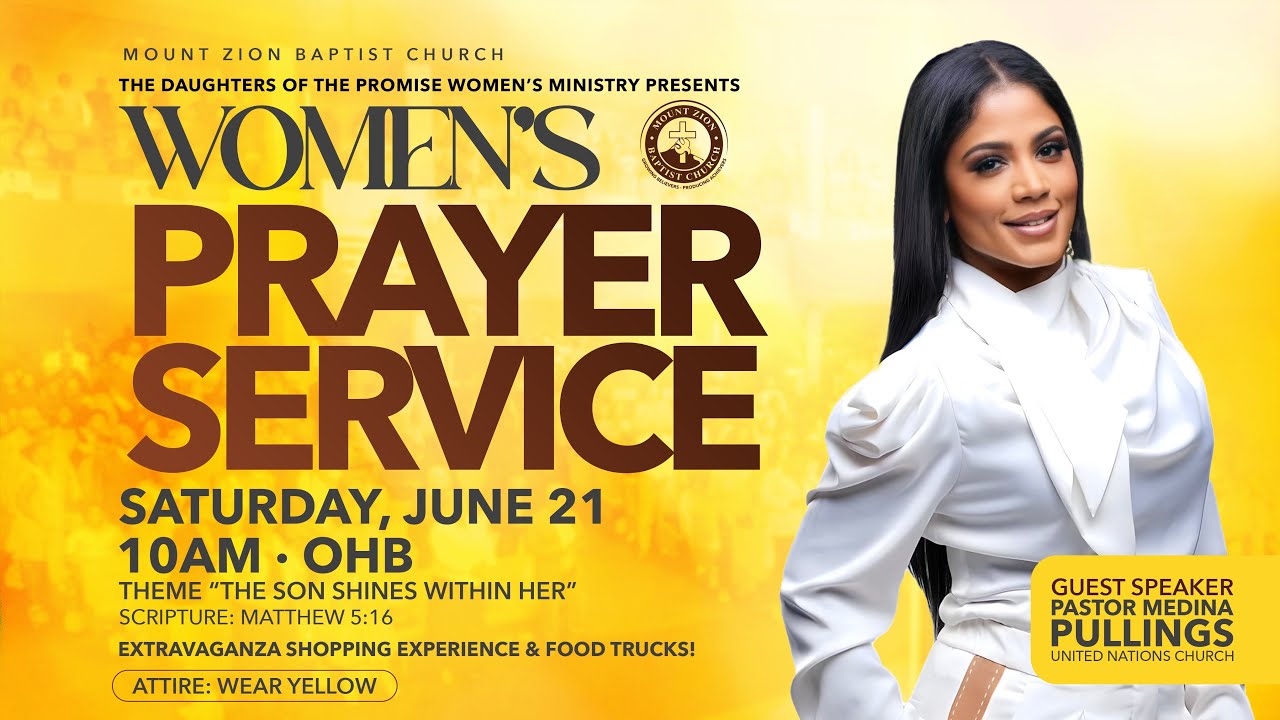 Women's Prayer Service | Pastor Medina Pullings - YouTube