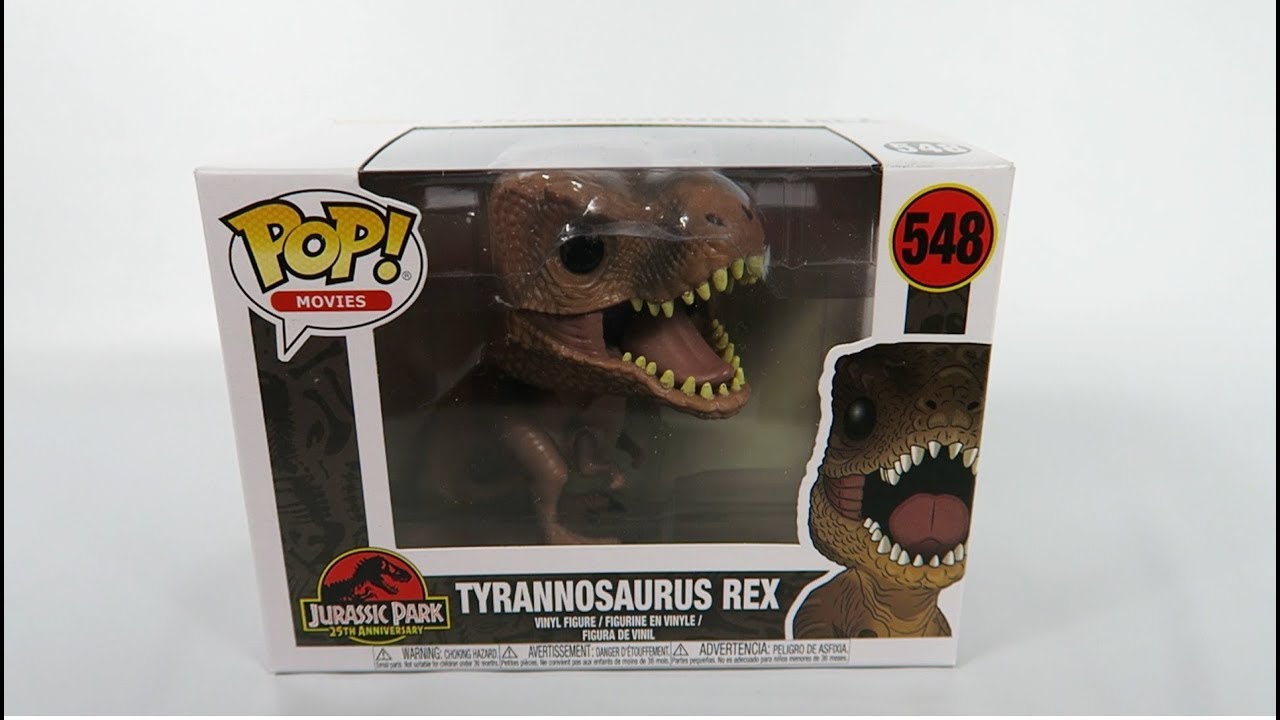Funko Pop Vinyl Jurassic Park Tyrannosaurus Rex Unboxing Youtube