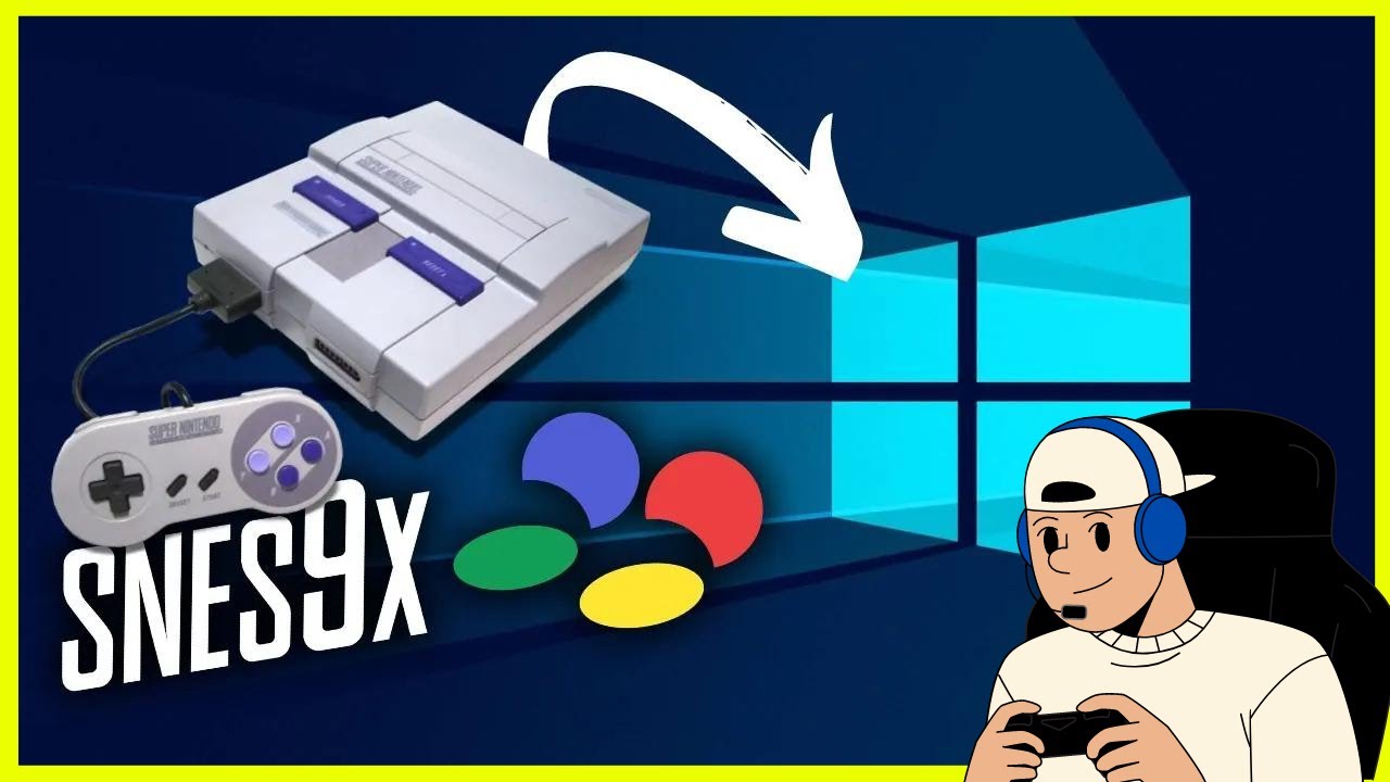 QUIA DE INSTALAÇÃO SNES9X EMULADOR DE SUPER NINTENDO PC - YouTube
