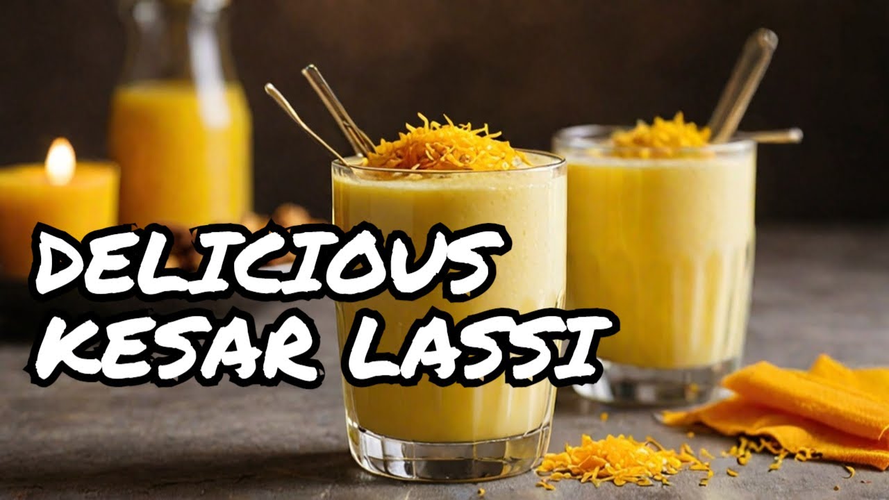 How to Make Delicious Kesar Lassi at Home | Easy Kesar Lassi Recipe ...