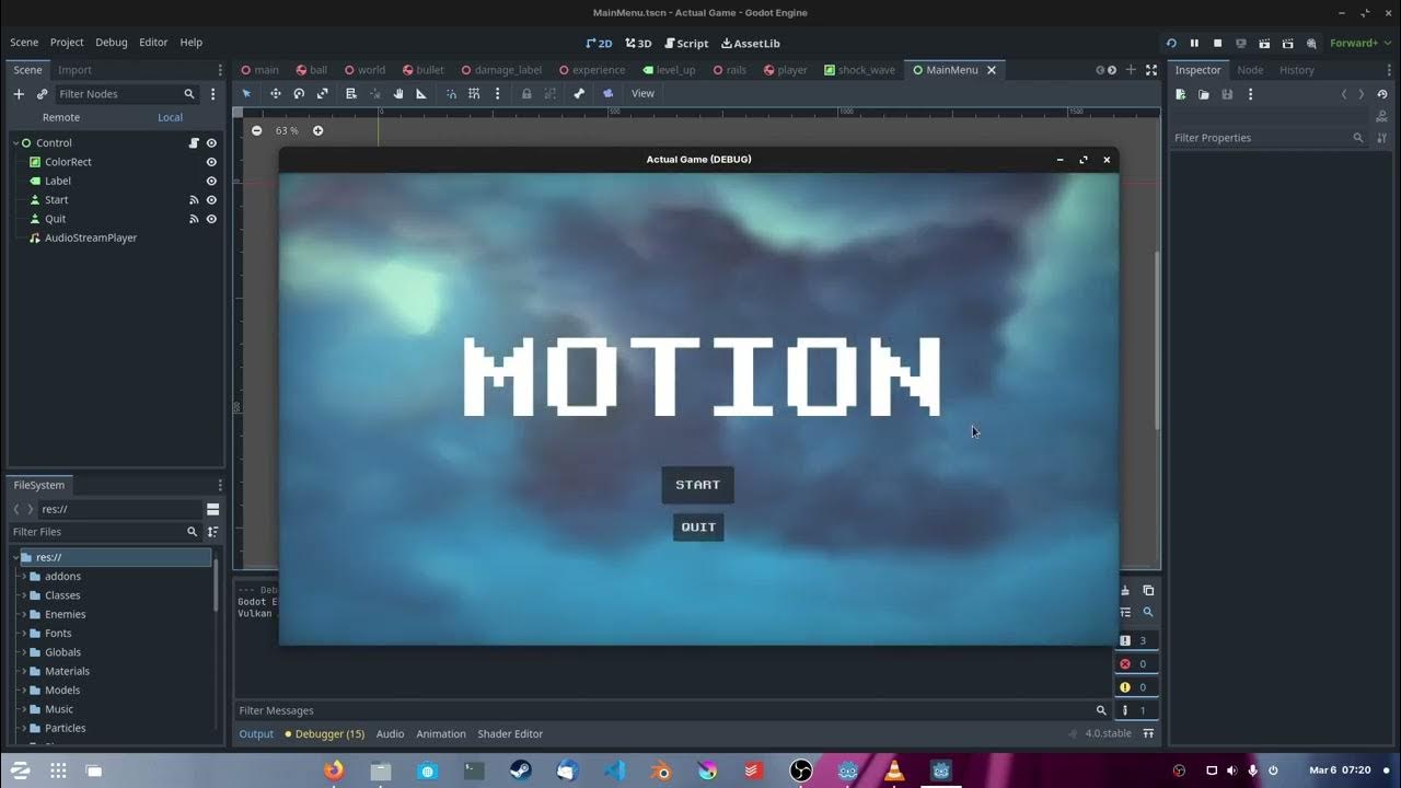 Devlog - 0 Creating my First Indie Game in Godot Engine 4 - YouTube