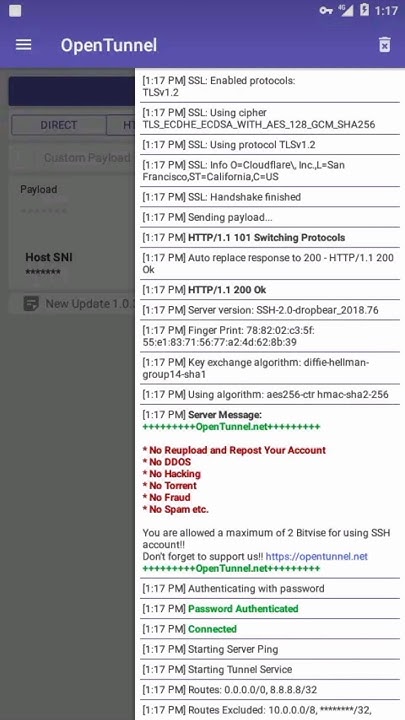 Telenor open tunnel file - YouTube