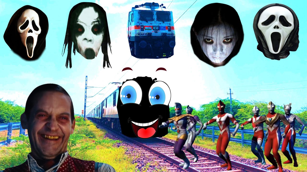 Horror Danger Face Funny train Ghost amazing Video | train simulator ...