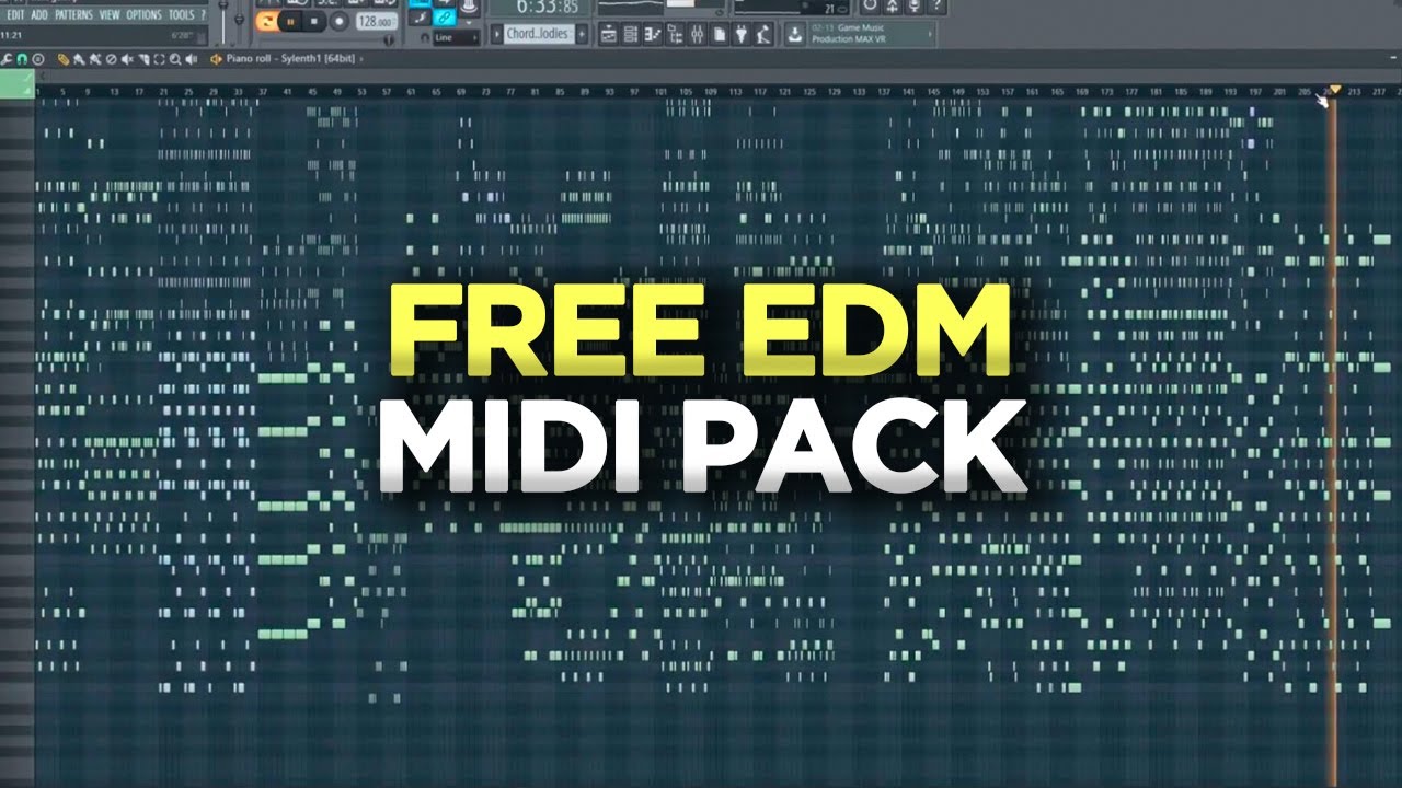 FREE EDM MIDI PACK Vol 1 (Free Download) - YouTube