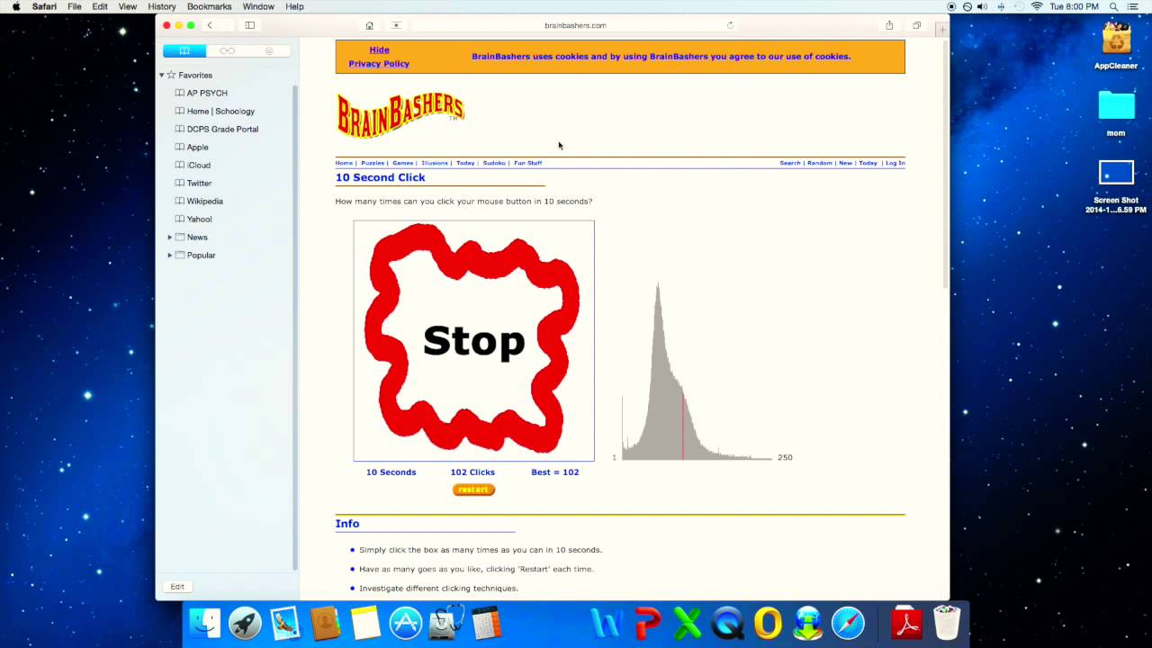 How to see how fast you can click! - YouTube