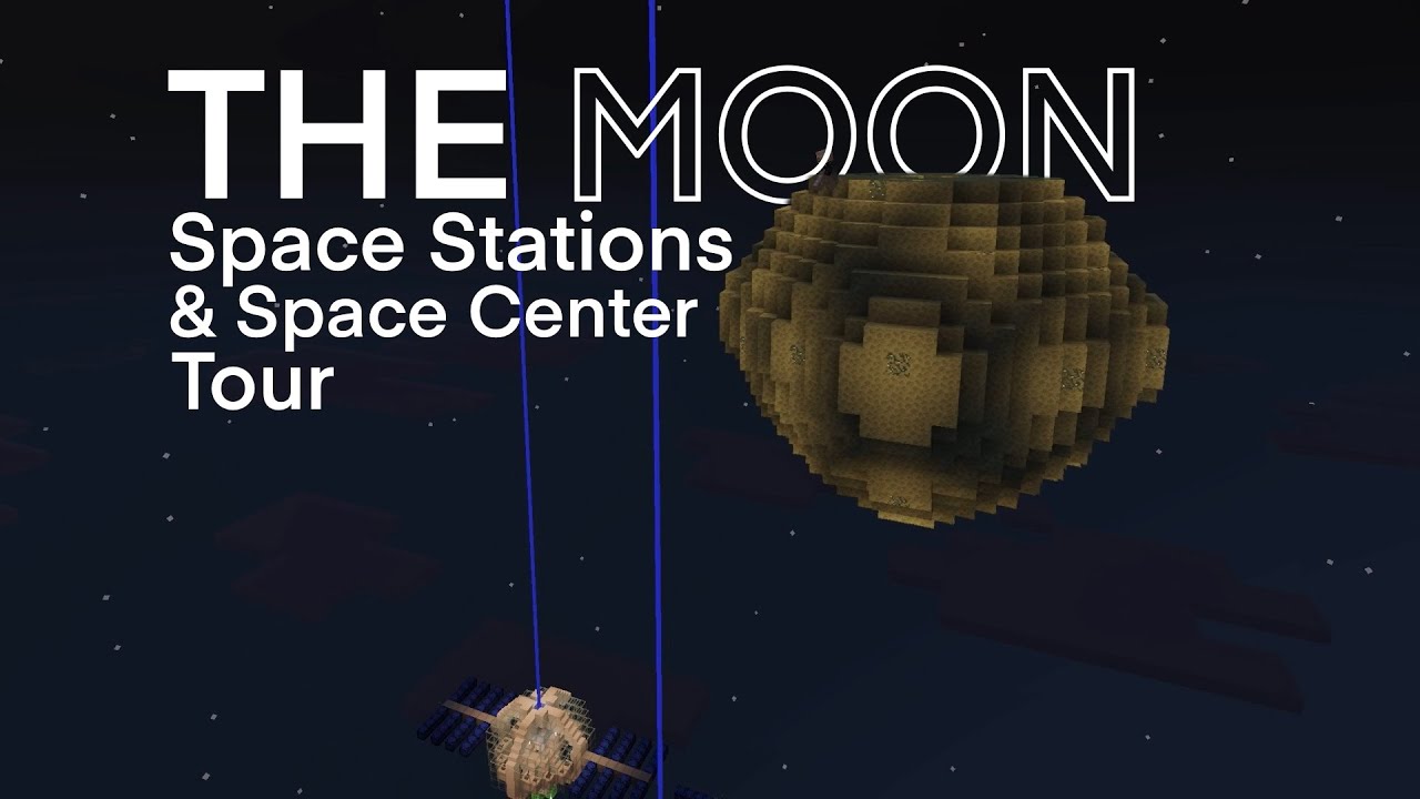 We Made The Moon in Minecraft (tour) - YouTube
