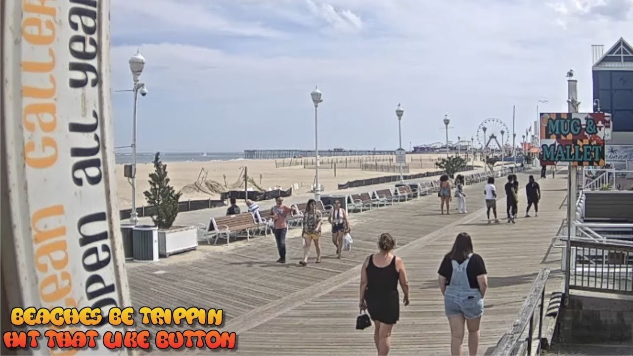 Ocean City, MD Boardwalk Cam - Maryland beach live webcam - ocean city ...