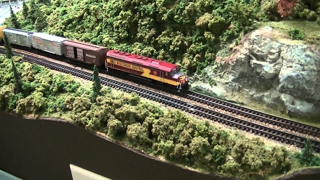 Badger Valley Railroad Fathers Day update 6/16/13 N scale - YouTube