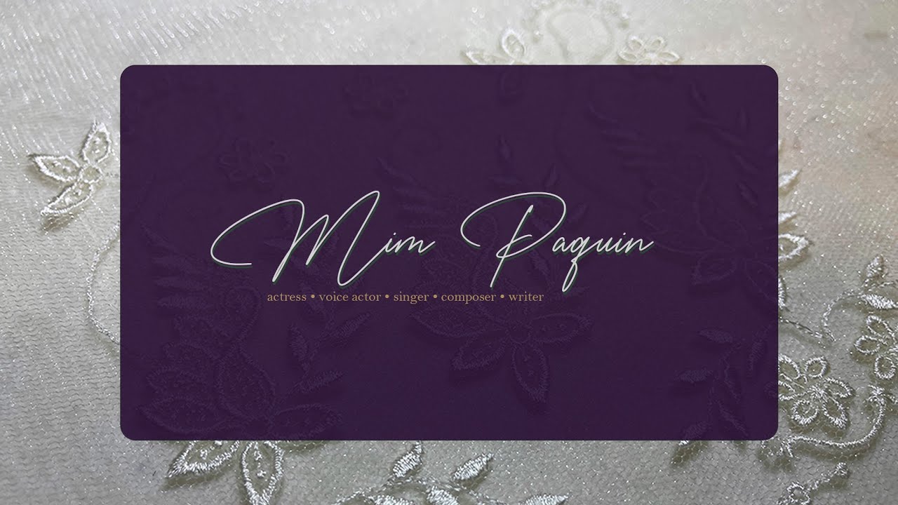 Mim Paquin, voice actor demo: Cinematic Mature Wicked Savvy Playful ...