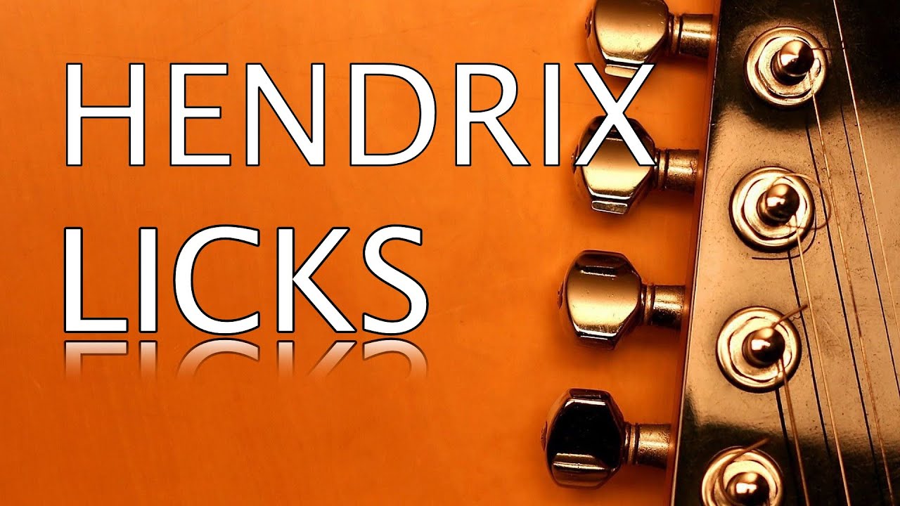 Lezioni Di Chitarra: Jimi Hendrix Licks - YouTube