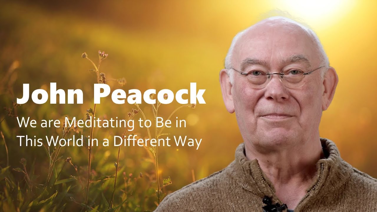 John Peacock – We are meditating to be in this world in a different way ...
