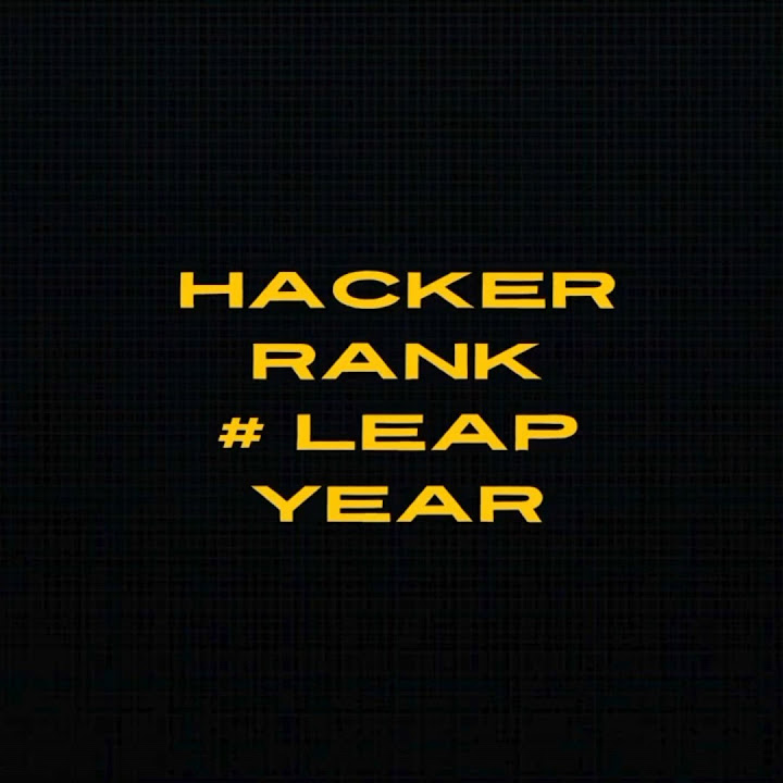 Hackerrank Write A Function Leap Year Hackerrank Solution Python Youtube